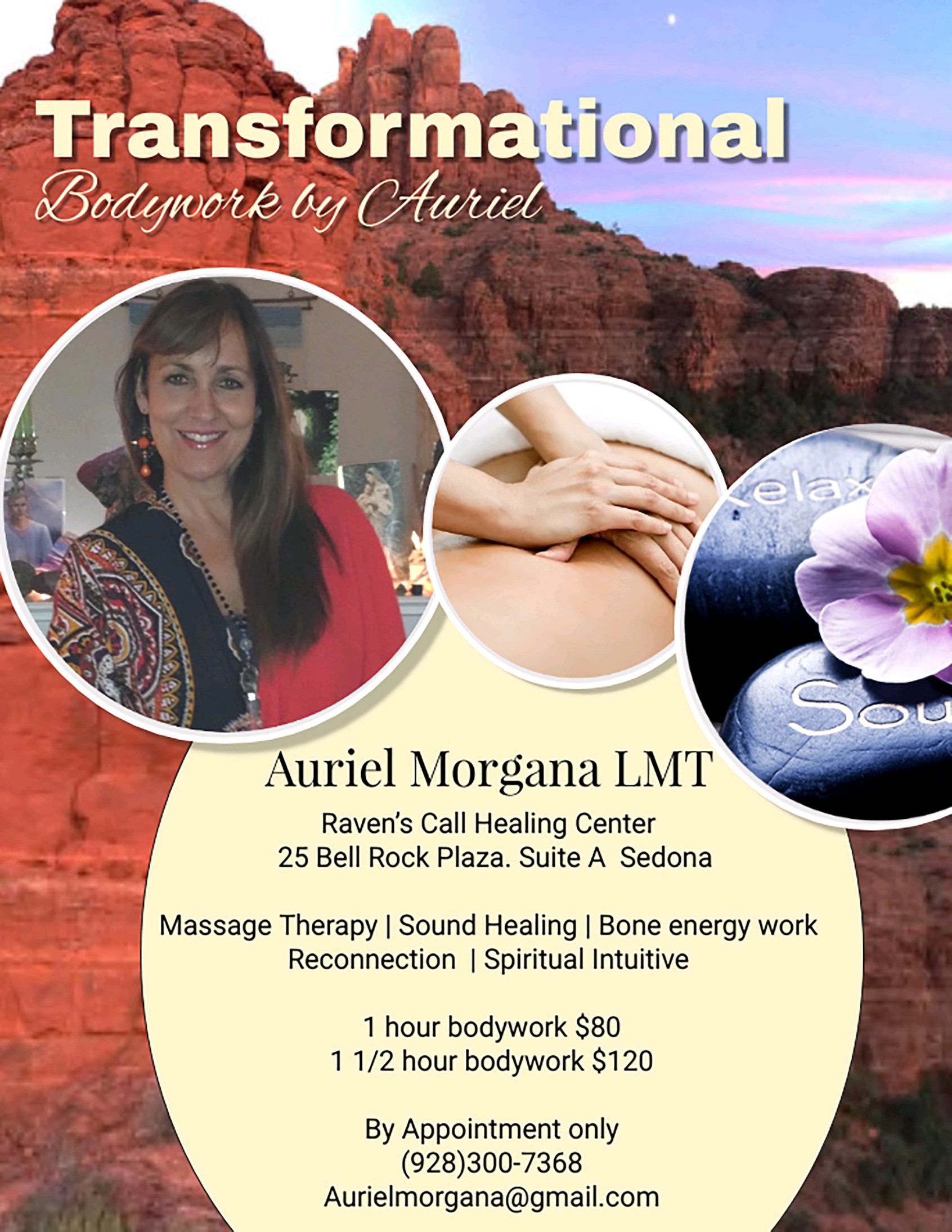Transformational Bodywork by Auriel | Raven's Call – Spiritual and Sound Healing Sedona Center ...
