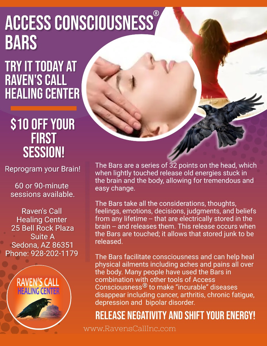 Access Bars | Raven's Call – Spiritual and Sound Healing Sedona Center ...