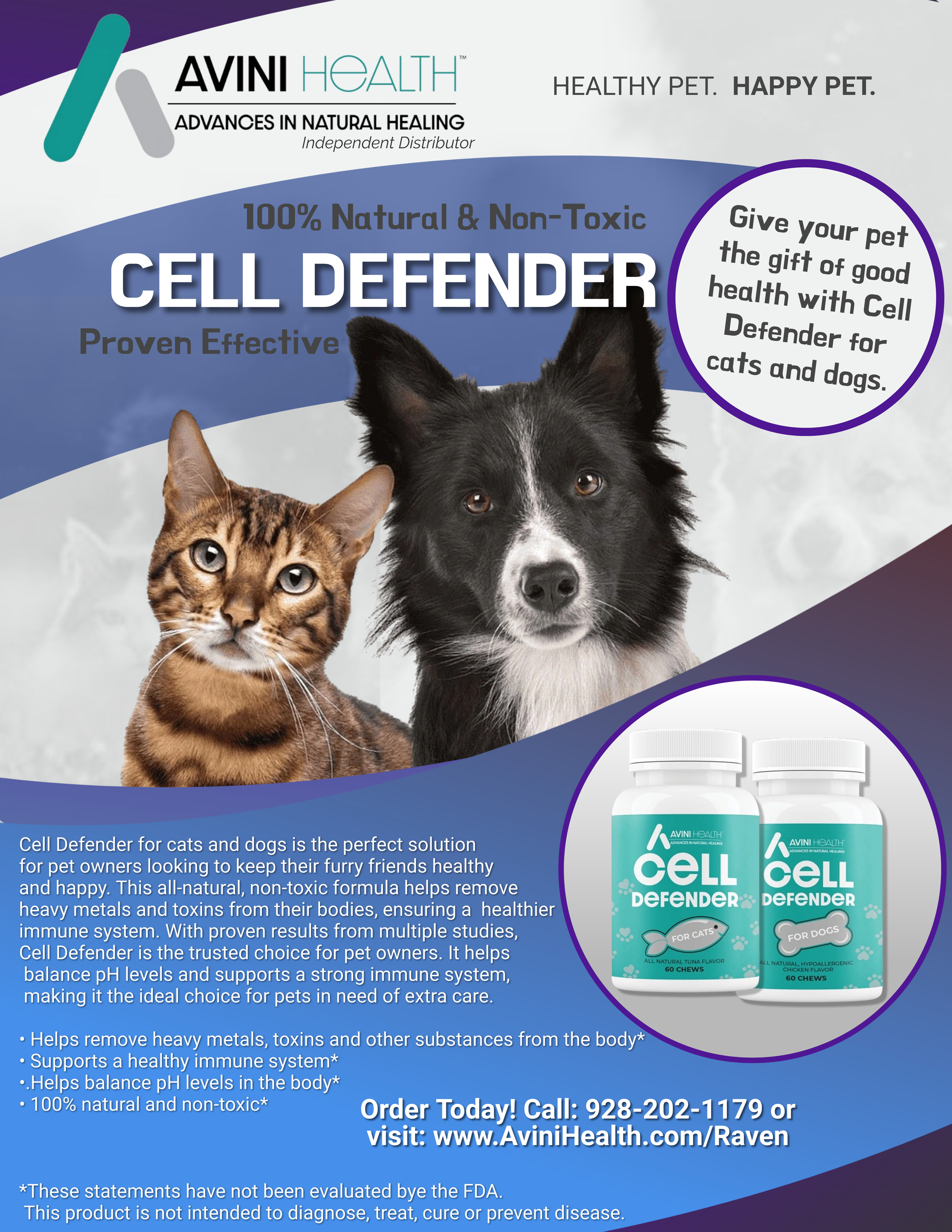 Avini Cell Defender for Pets | Raven's Call – Spiritual and Sound ...