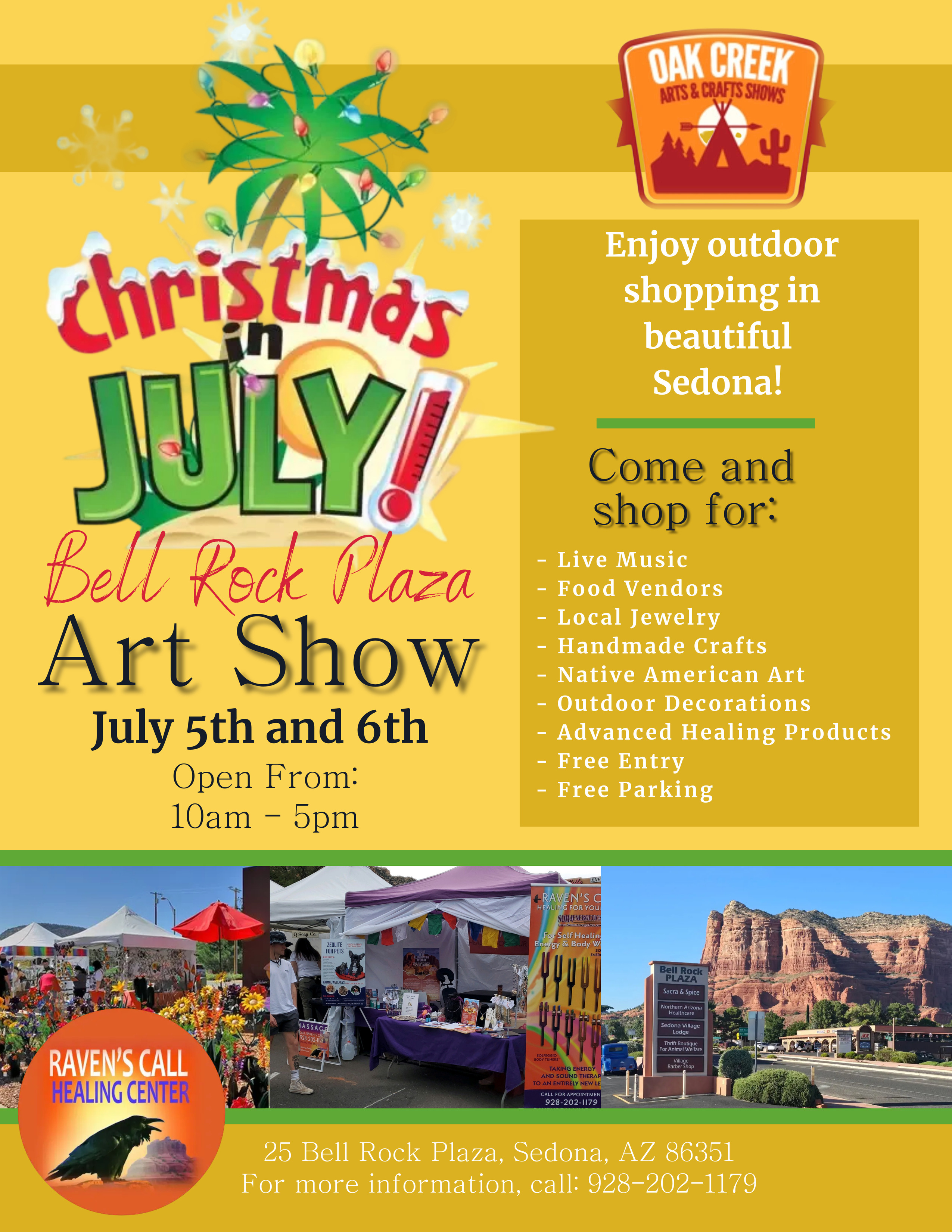 Bell Rock Art Show – July 5–6, 2025 | Raven's Call – Spiritual and ...